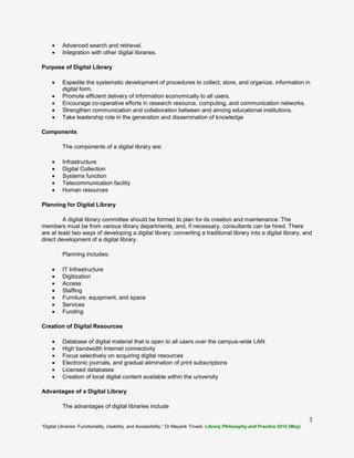 Digital library | PDF