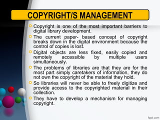 Digital Libray | PPT | Databases | Computer Software and Applications