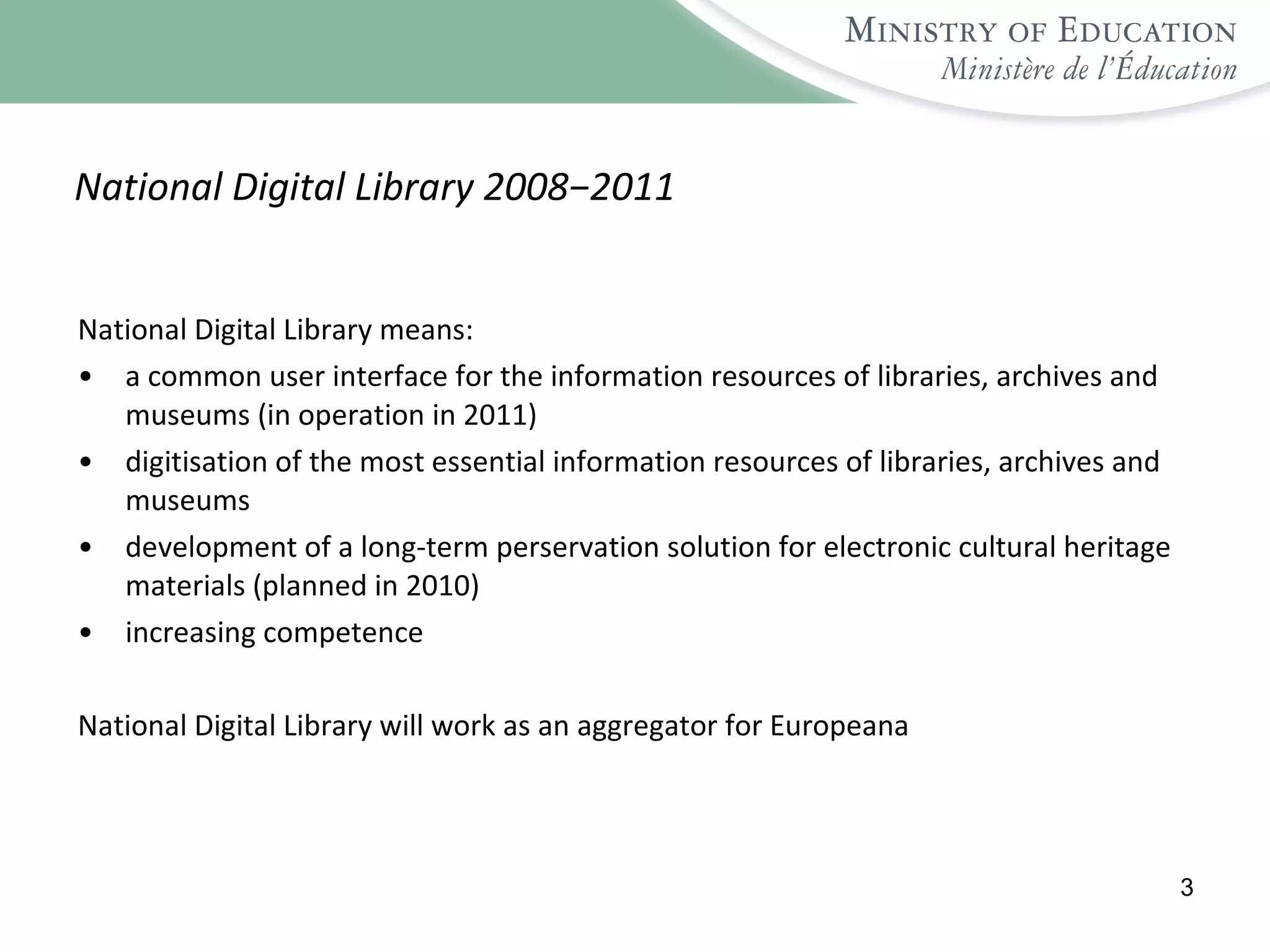 National Digital Library | PPT
