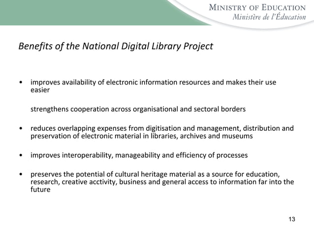 National Digital Library | PPT