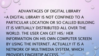 Digital library impacts and issues | PPTX | Internet for Beginners ...
