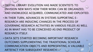 Digital library impacts and issues | PPTX