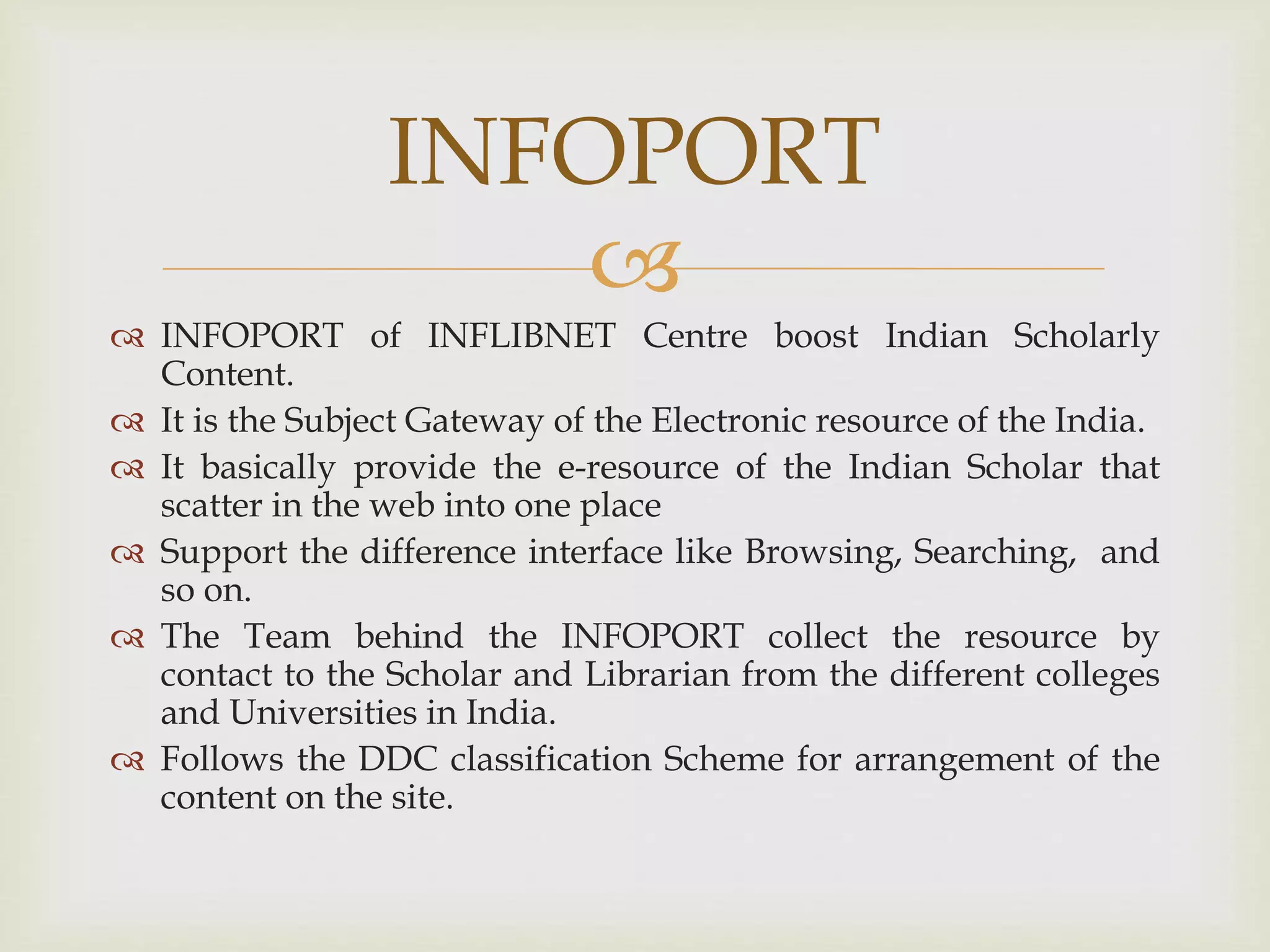 Digital library initiative at inflibnet | PPTX