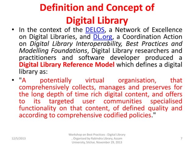 Digital Library Initiatives in India : An Overview | PDF | Databases ...
