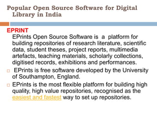 Digital library management system in the context of oss anil mishra | PPSX | Shareware and ...