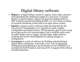 Digital library software | PDF