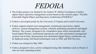 Digital library software | PPTX