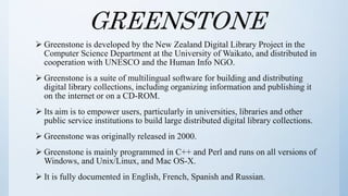 Digital library software | PPTX