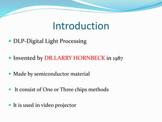 DIGITAL LIGHT PROCESSING (DIP) | PPSX