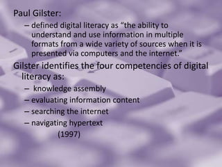 Digital Literacy | PPTX