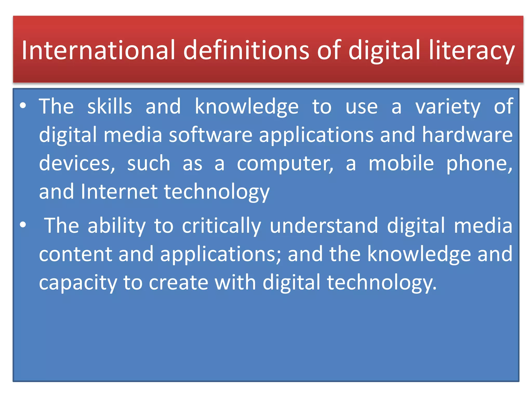 Digital literacy | PPTX
