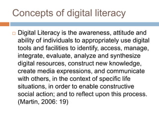 Digital literacy | PPTX