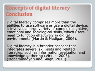 Digital literacy | PPTX