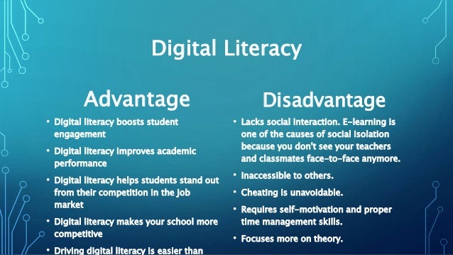 What is Digital literacy | benefits of digital literacy | PPTX