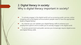 Digital literacy wanderley | PPTX