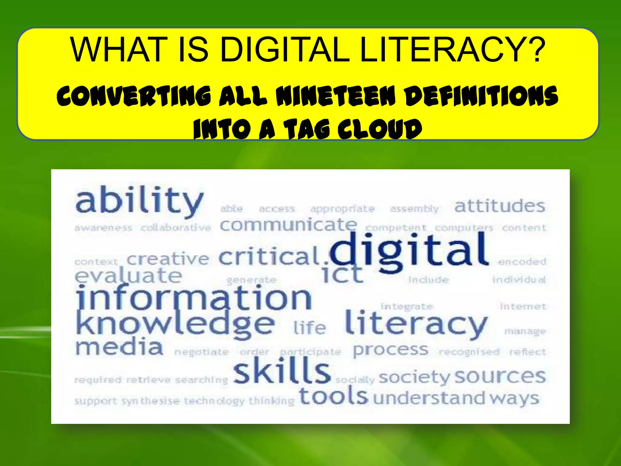 Digital literacy 1 | PPT