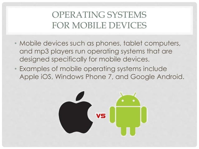 Digital literacy 1 b operating systems | PPTX