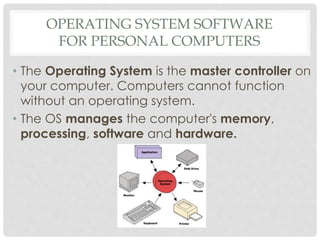 Digital literacy 1 b operating systems | PPTX