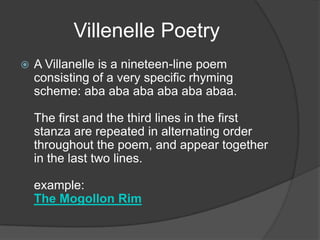 Teaching different styles of Poetry | PPTX