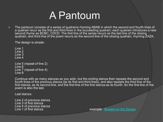 Easy Quatrain Poems Examples