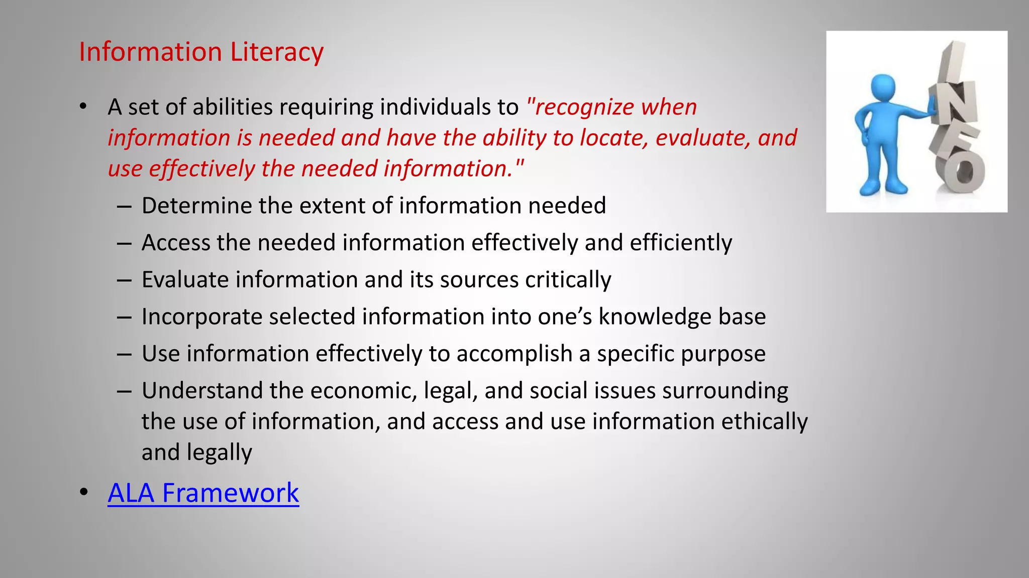 Digital literacy, competence and citizenship | PPTX