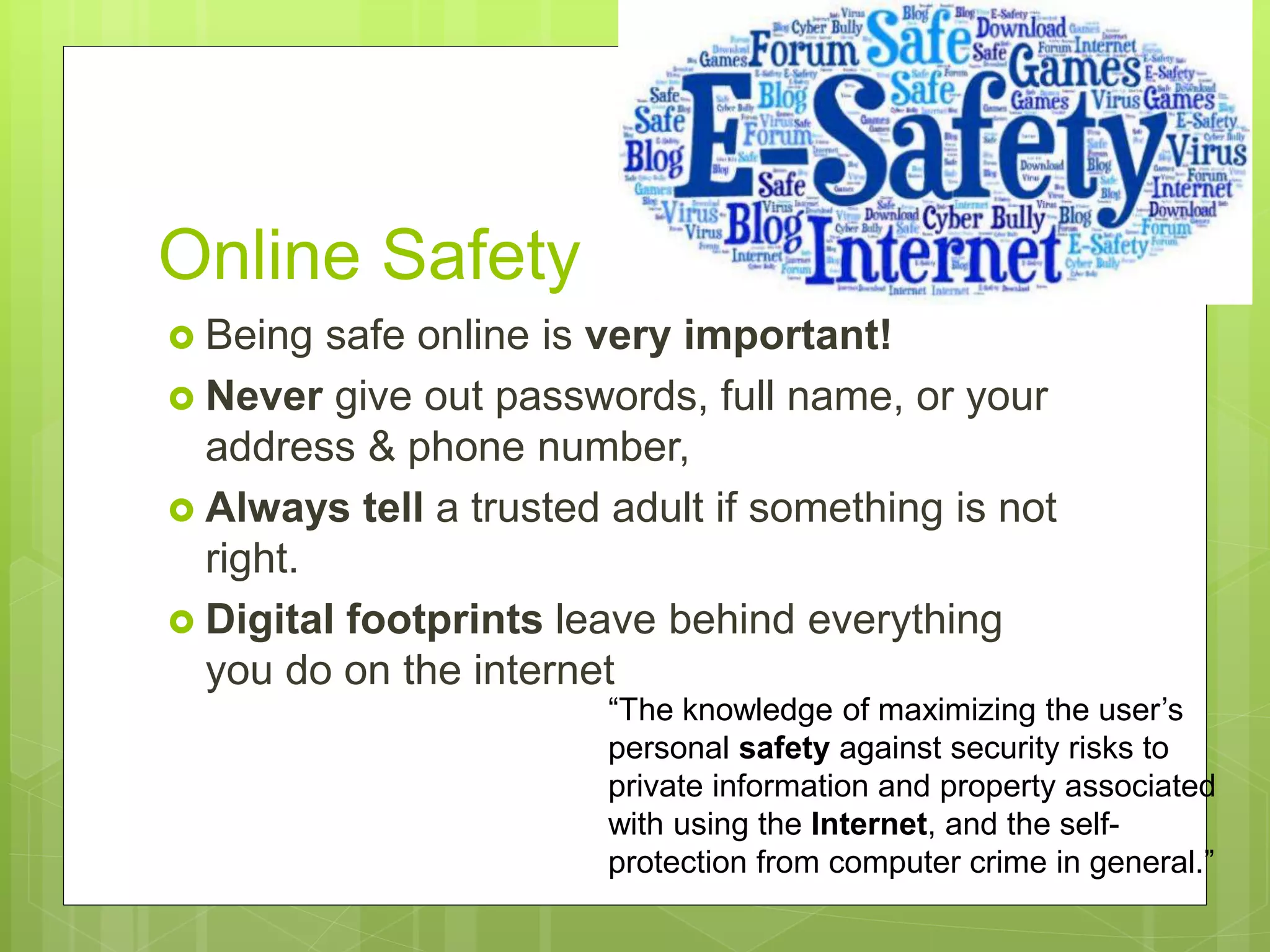Digital literacy & online safety | PPTX