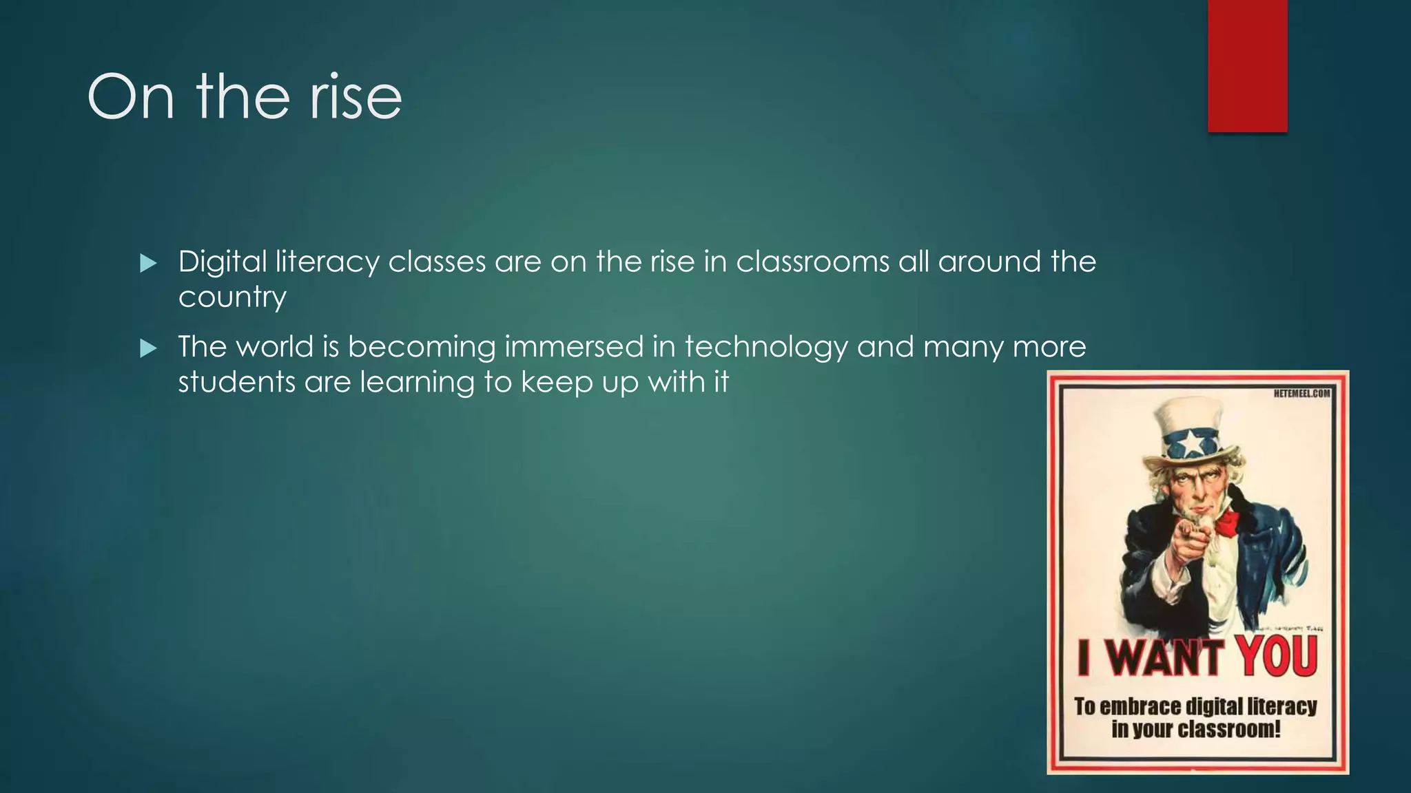 Digital literacy powerpoint project | PPTX
