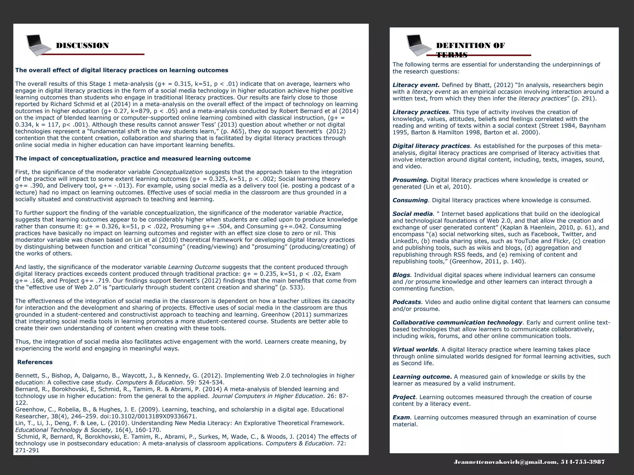 The Impact of Digital Literacy Practices on Learning Outcomes in Higher ...