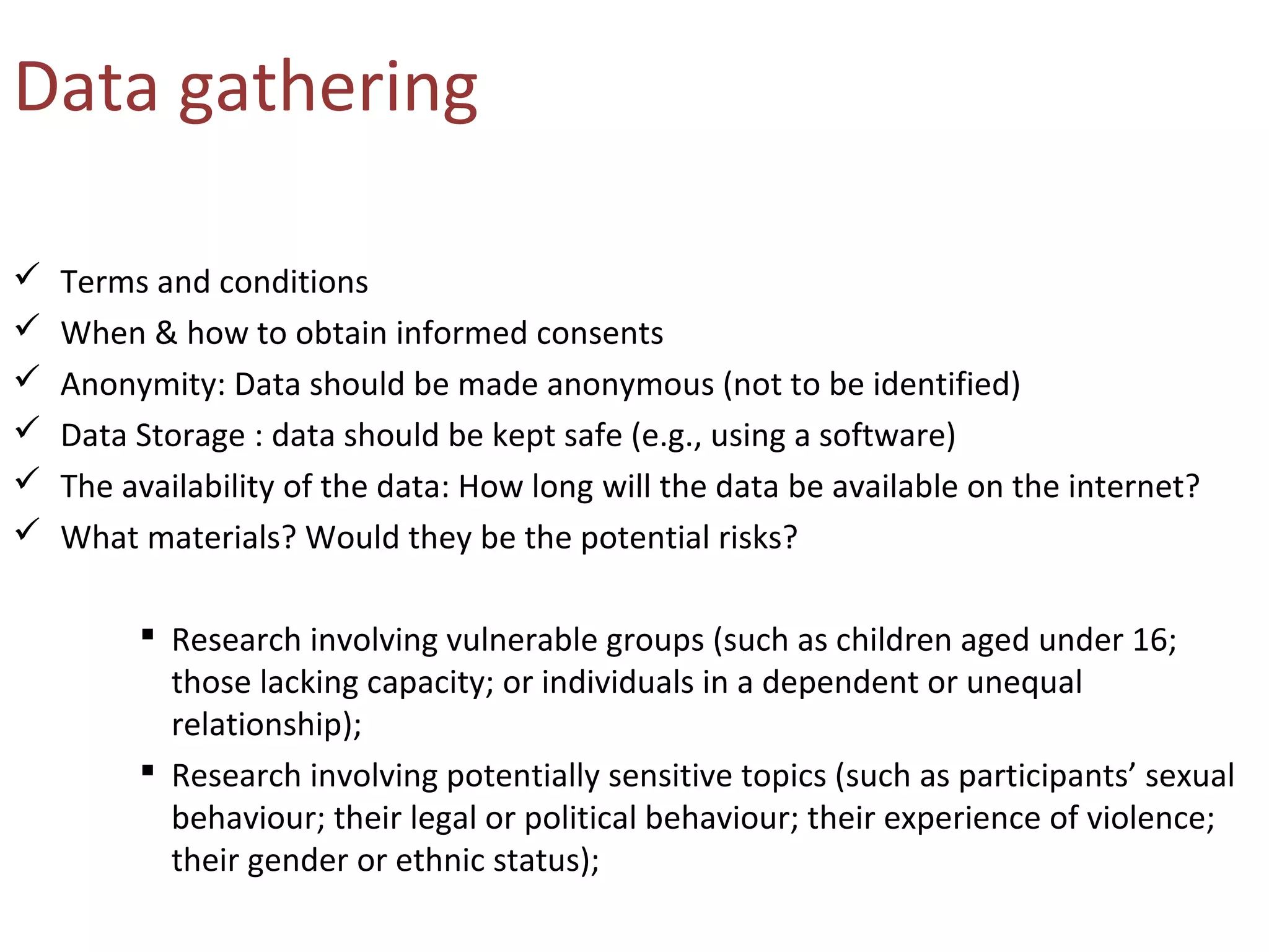 Digital literacy & reserach ethics | PPT