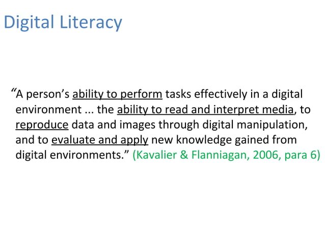 Digital literacy & reserach ethics | PPT