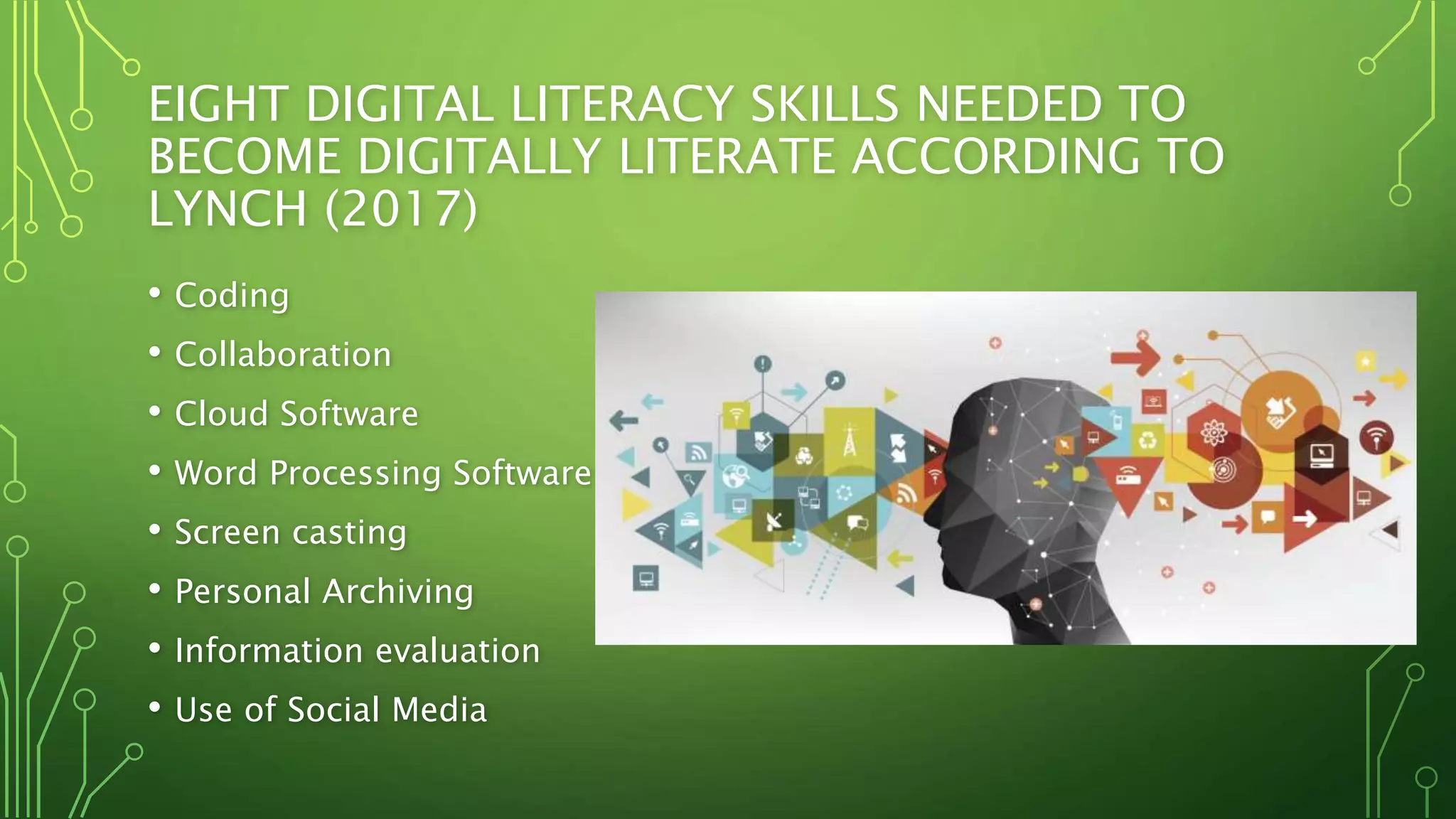 Digital literacy skills in the 21 st century | PPTX