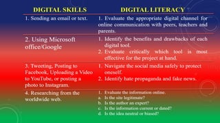 Digital literacy skills in the 21st century | PPTX