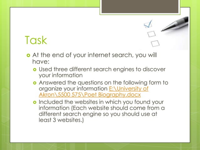 Digital Literacy WebQuest | PPTX