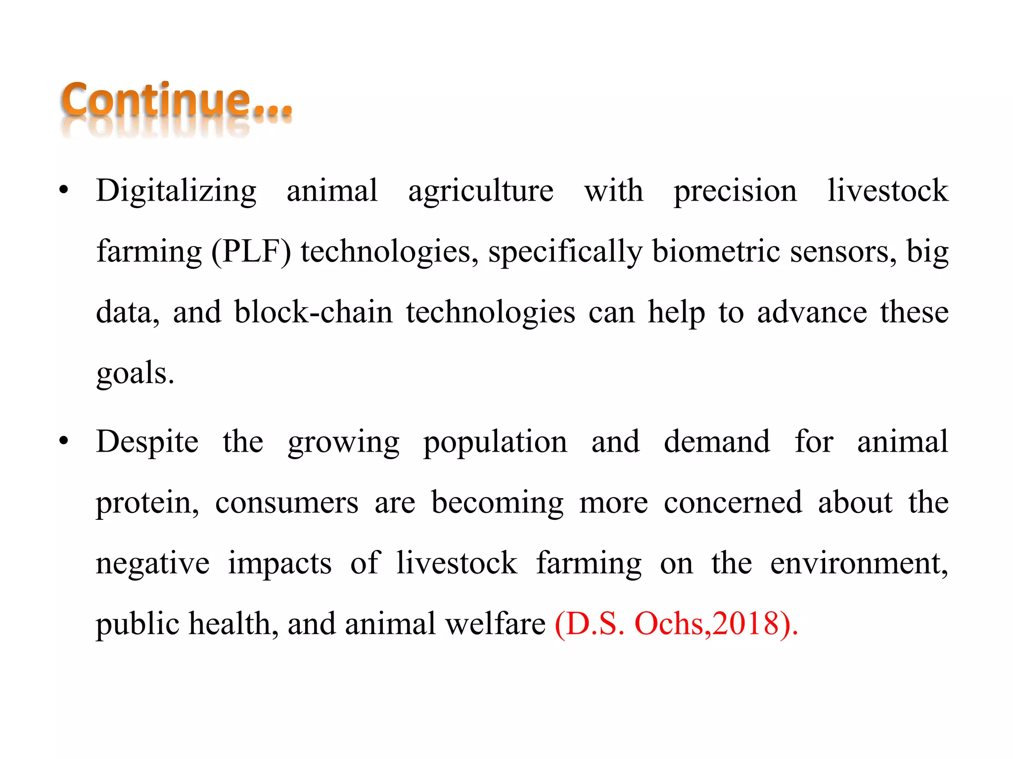 Digital livestock Farming | PPTX