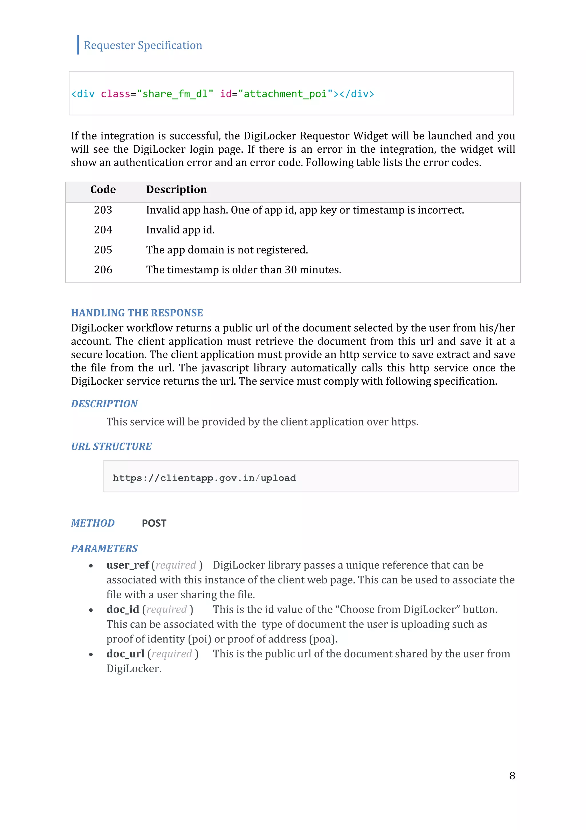 Digital Locker Requester API Specification v1 0 | PDF