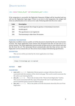 Digital Locker Requester API Specification v1 0 | PDF