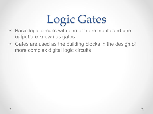 Digital logic | PPT