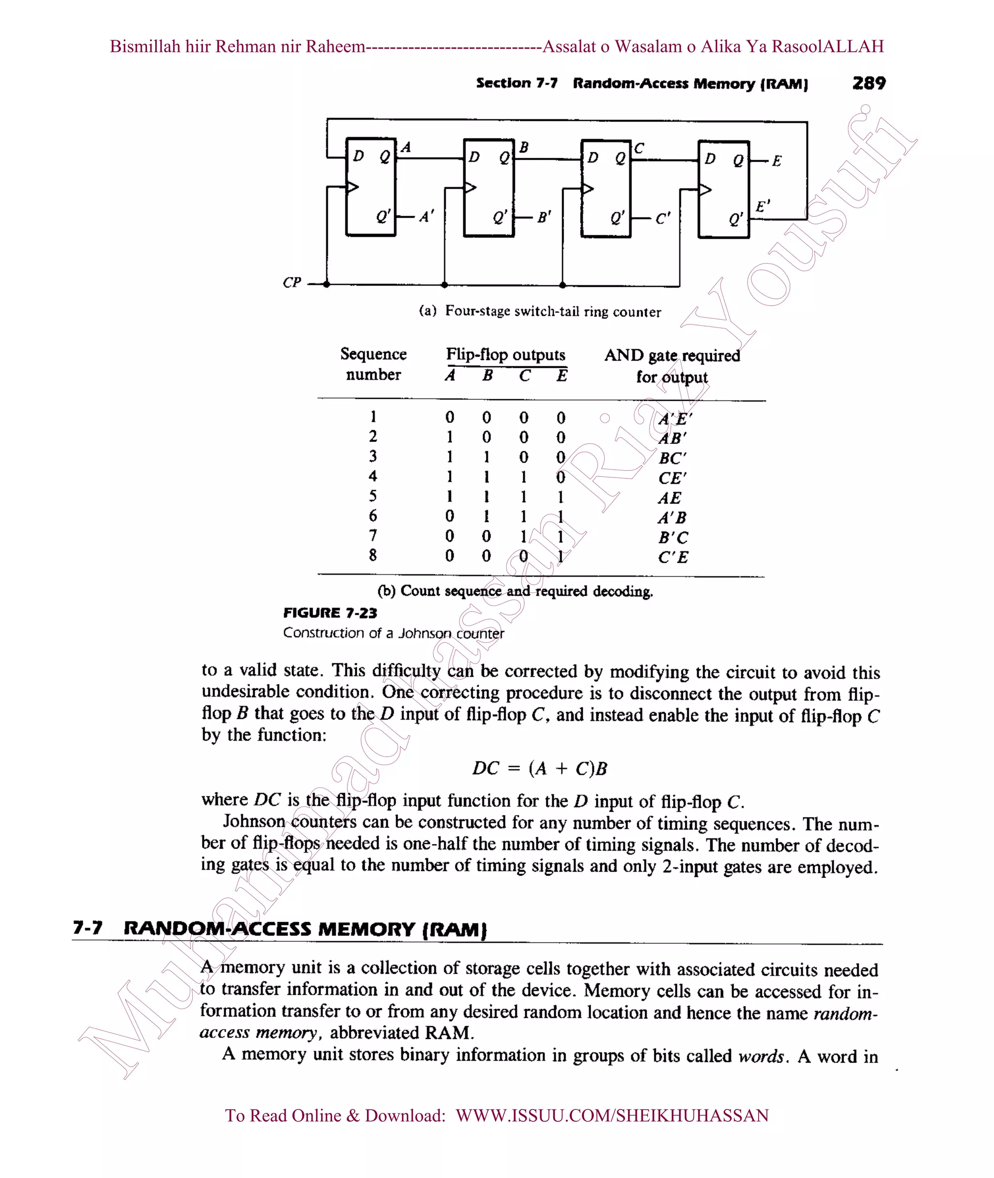 Digital logic and computer design | PDF