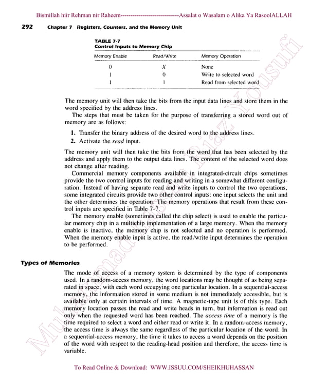 Digital logic and computer design | PDF