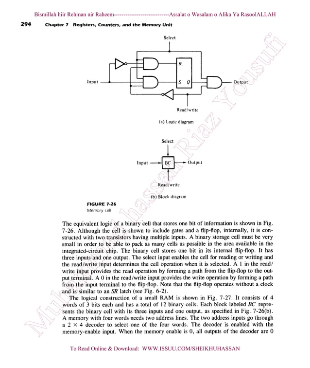 Digital logic and computer design | PDF