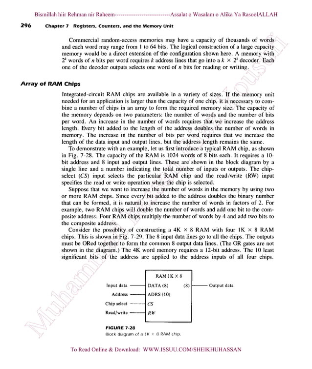 Digital logic and computer design | PDF