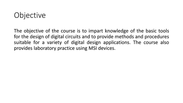 Digital logic design | PPT Digital logic design | PPT