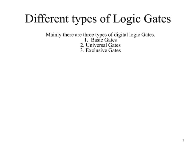 Presentation on Digital logic design | PPTX
