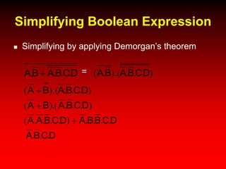 Digital logic design lecture 07 | PPT
