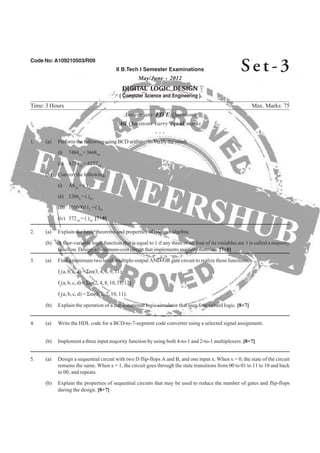 Digital logic design1 | PDF