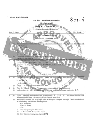Digital logic design1 | PDF