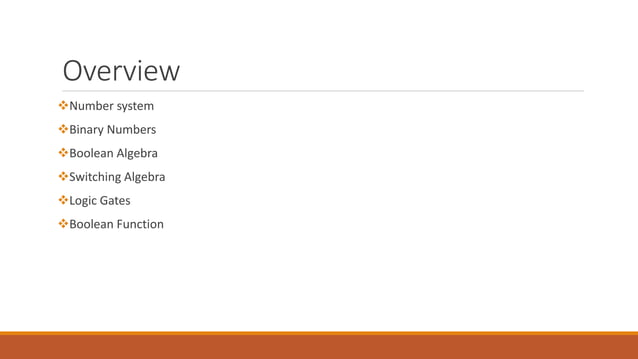 Digital logic design lecture 2 | PPT