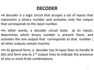 Digital logic devices | PPTX