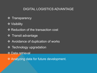 Digital logistics | PPT