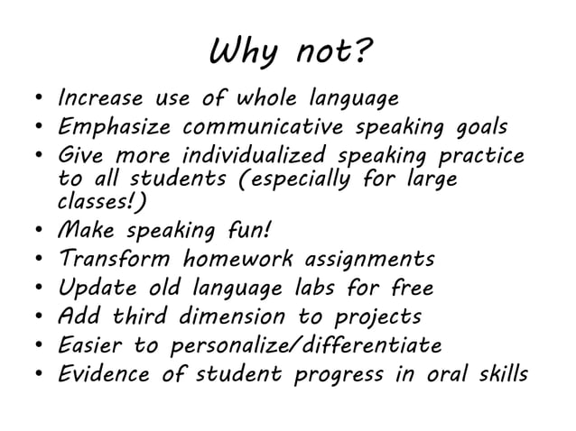 Digitally Speaking | PPT